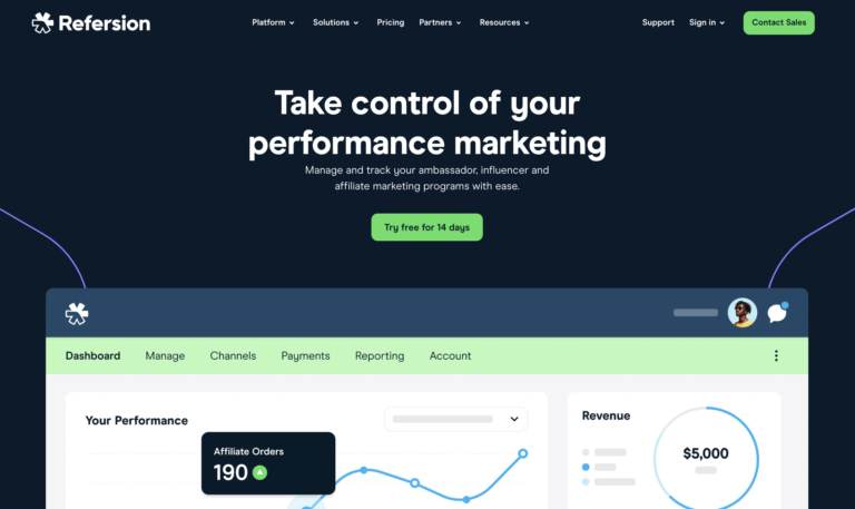 Affiliate, Influencer & Ambassador Marketing Software | Refersion